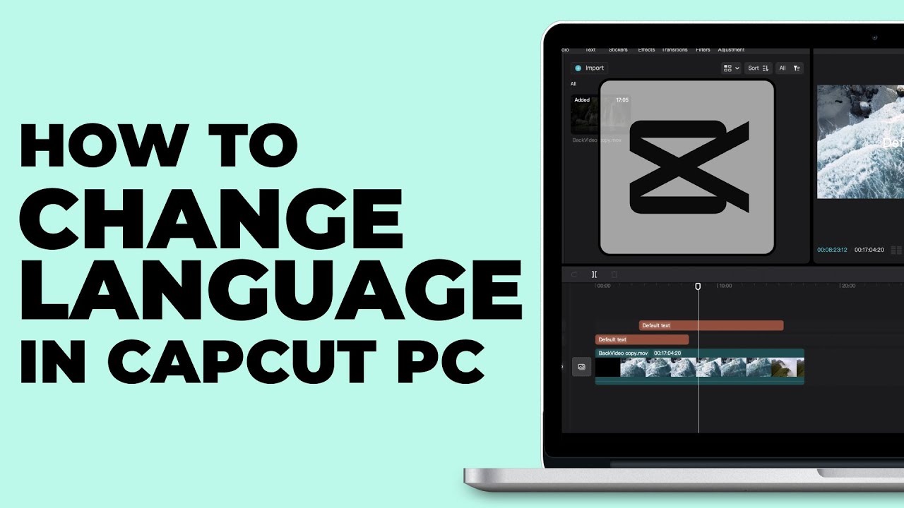 How To Change CapCut PC Language 2023 Step-by-step | Windows & MacBook ...
