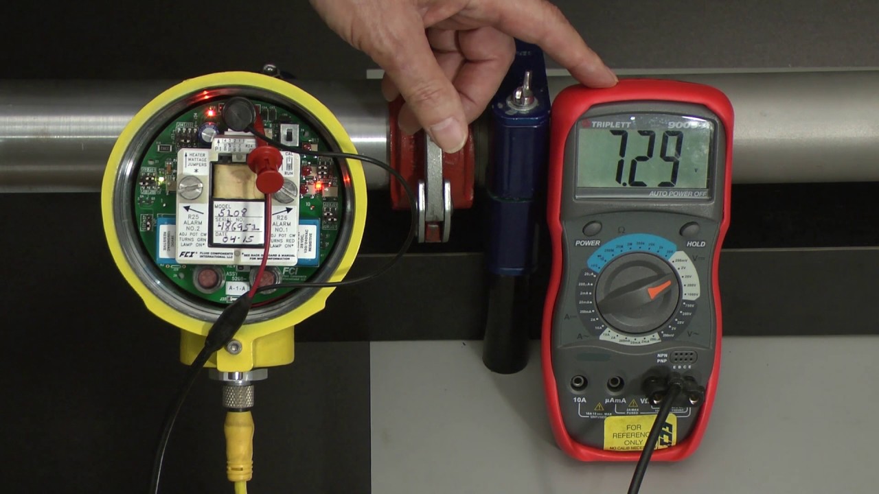 FLT93 Flow Switch - Set Relay Contact Alarms With Surface Mount ...