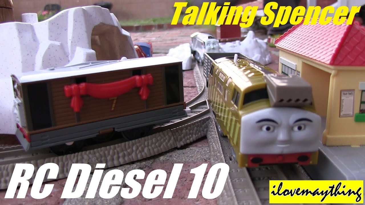 RC Diesel 10 & Talking Spencer Playtime - Thomas Trackmaster - YouTube
