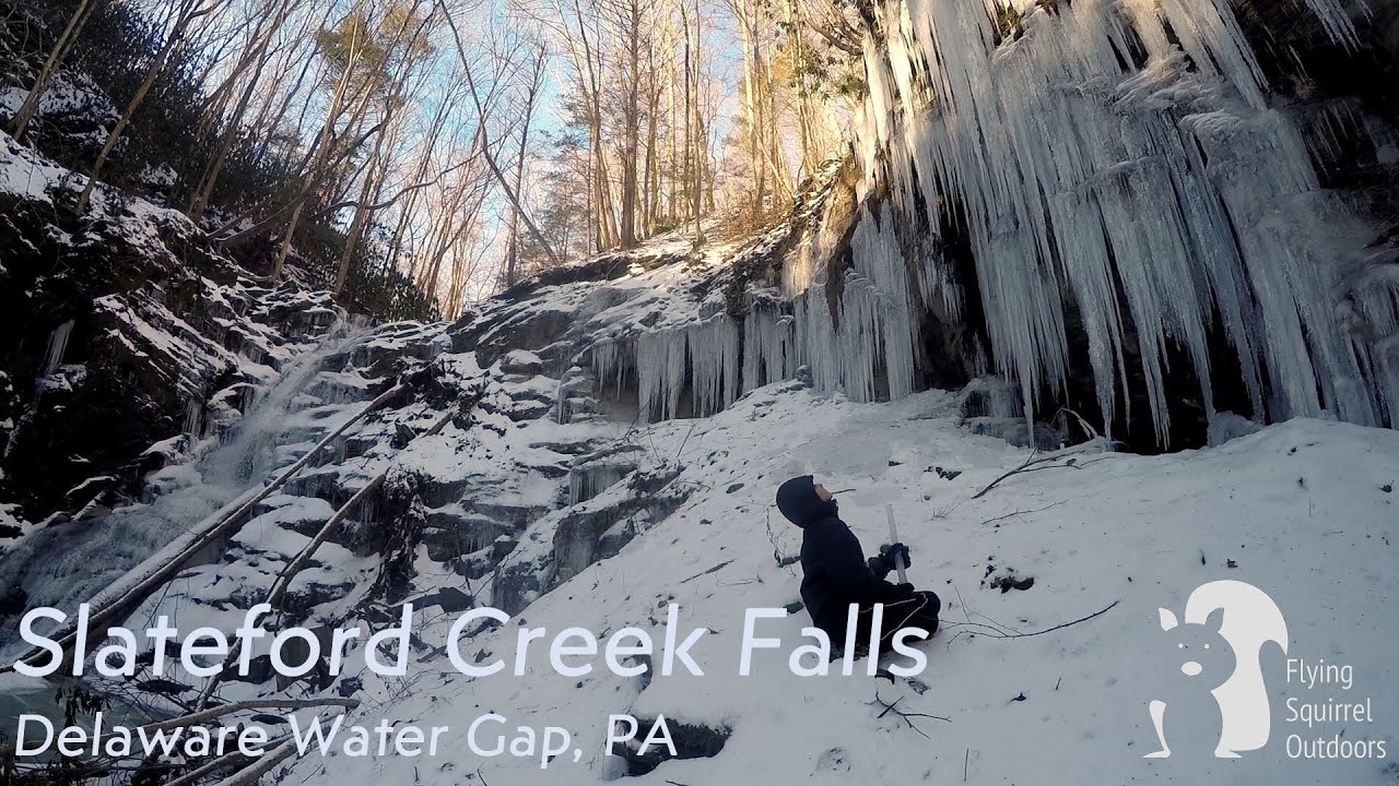 Slateford Creek Falls, PA - Hiking - YouTube