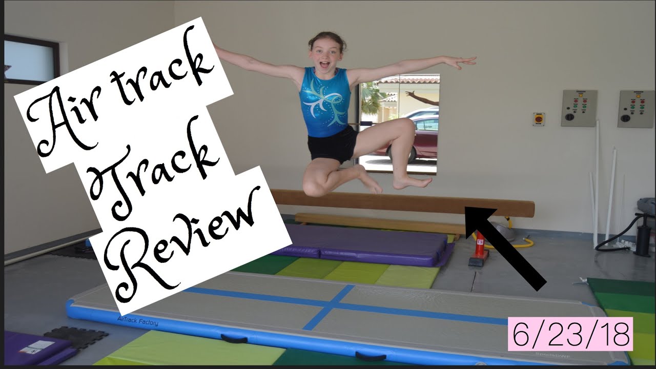 REVIEWING MY AIRTRACK ♡ In Mia's Gym ♡ - YouTube