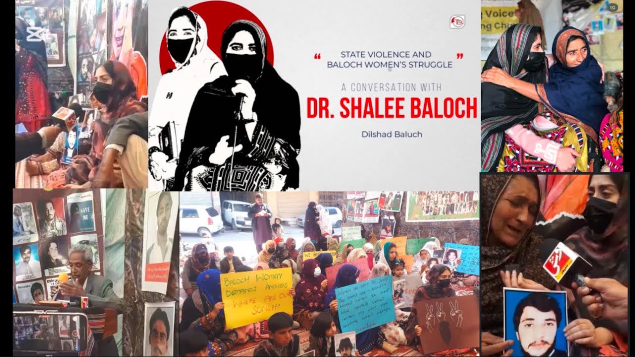 Dr Shalee Baloch speech in missing persons camp - YouTube
