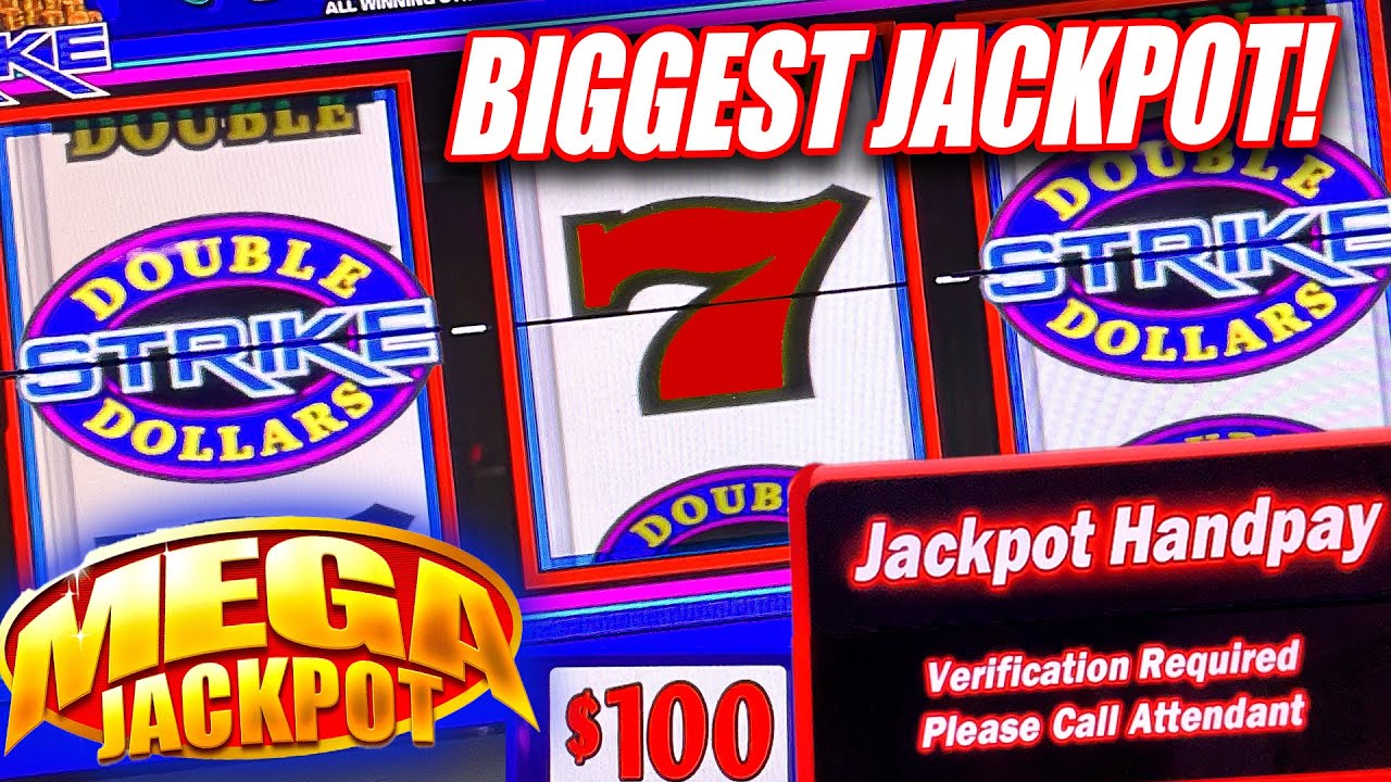 DOUBLE DIAMOND DOLLAR STRIKE HIGH LIMIT SLOT MACHINE HUGE JACKPOT ...