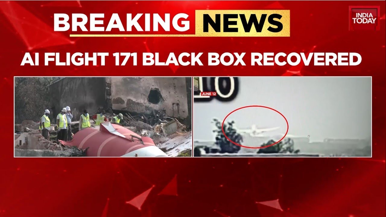Breaking News: Air India Flight AI 171 Black Box Recovered from Crash ...