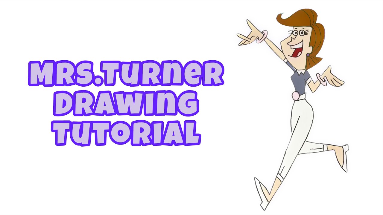 How to Draw Mrs. Turner – Timmy Turner's Caring and Loving Mother ...