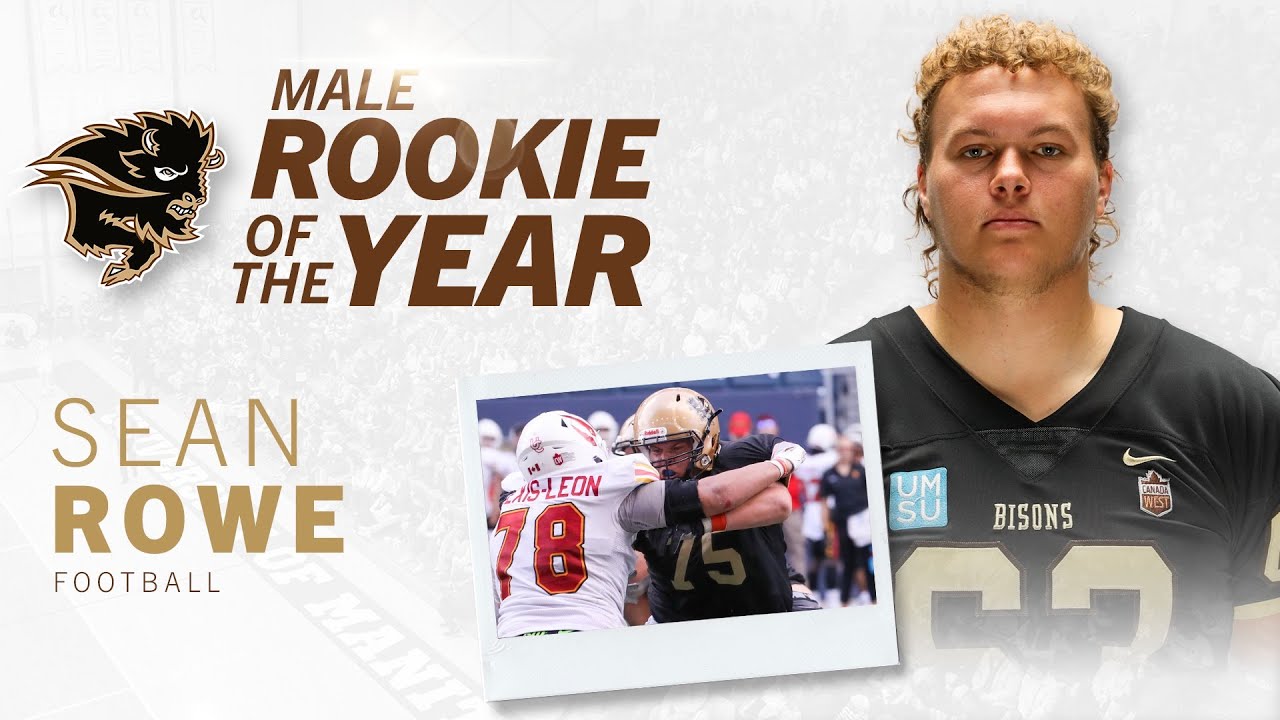 Sean Rowe, Male Rookie of the Year | Brown & Gold 2024 - YouTube