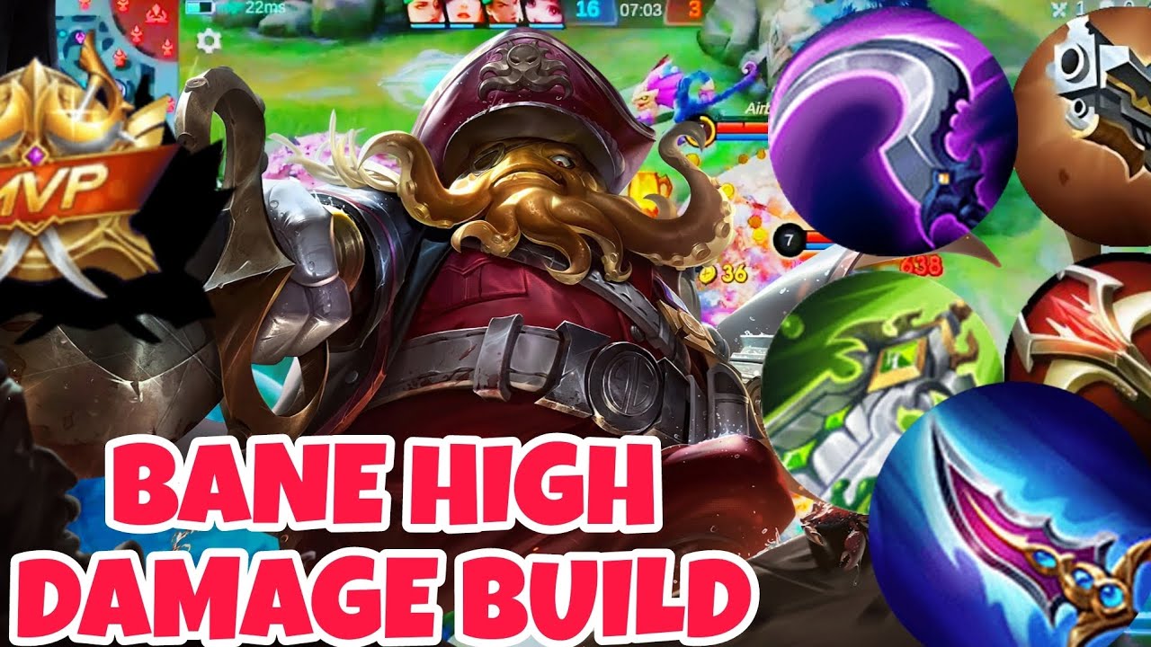 BANE High damage build exp lane #mobilelegends - YouTube