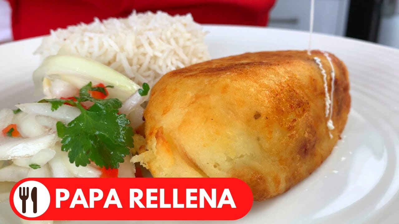 🇵🇪 PAPA RELLENA PERUANA | RECETA FACIL Y RIQUISIMA - YouTube