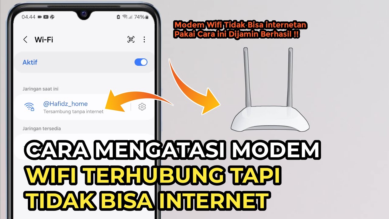 Cara Mengatasi Modem Wifi Terhubung Tapi Tidak Bisa Internet | Wifi ...