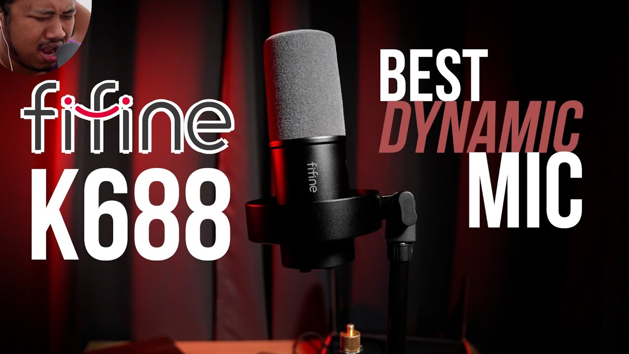Dynamic mic MURAH+sedap! (Fifine K688 XLR / USB) - YouTube