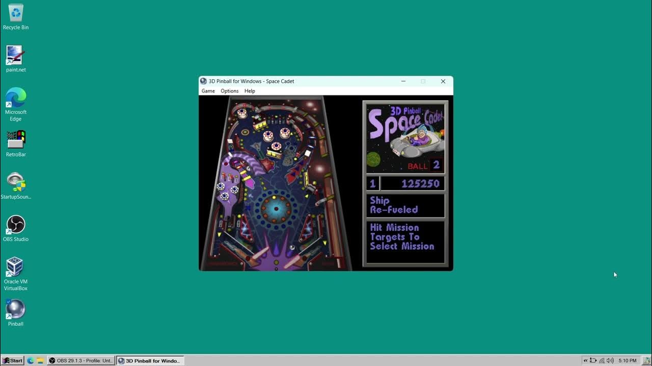 3D Pinball for Windows – Space Cadet on Windows 11 - YouTube