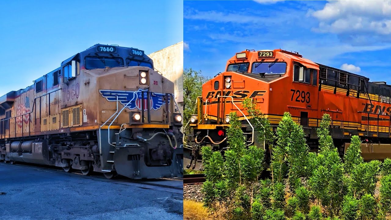 Fast Freight Trains! - YouTube