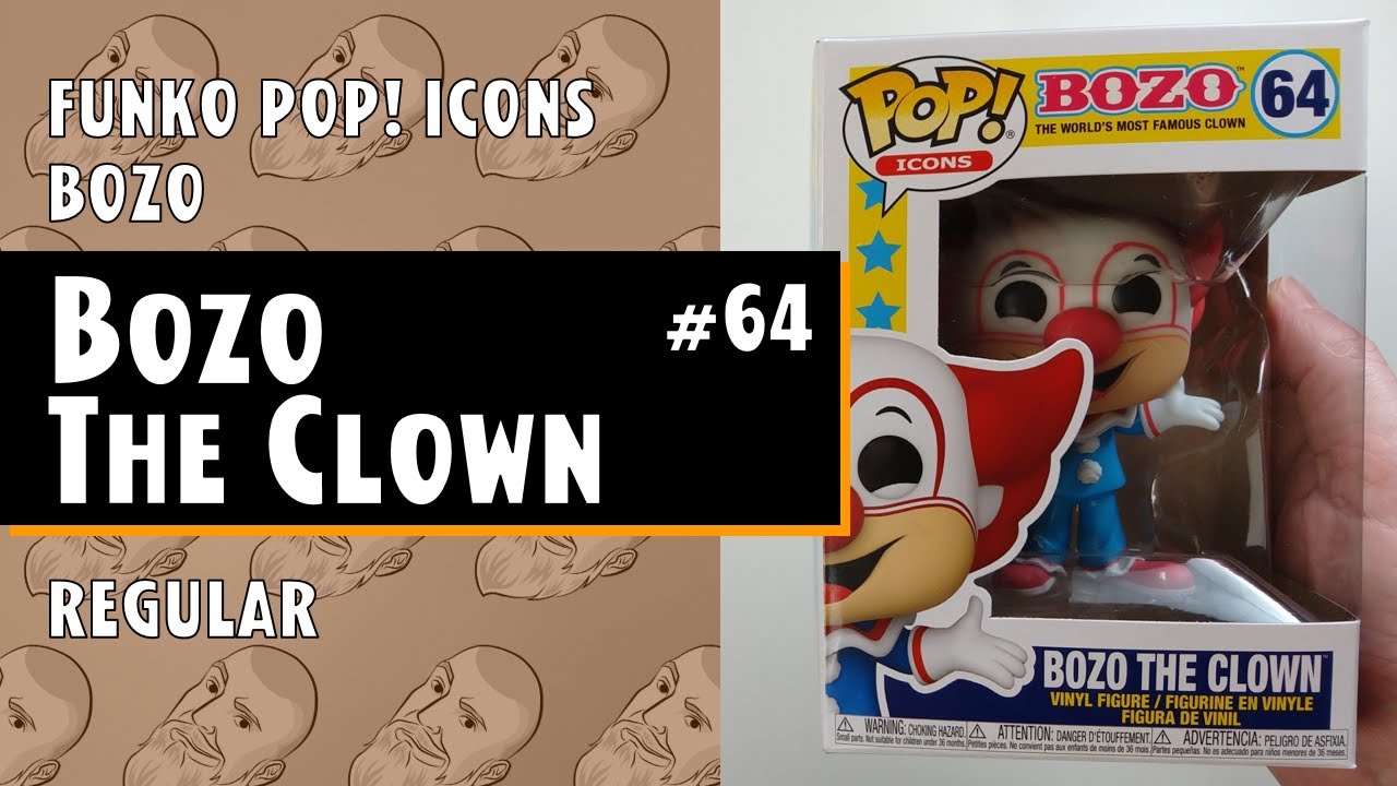 Funko Pop Icons - Bozo The Clown - 64 // Just One Pop Showcase - YouTube