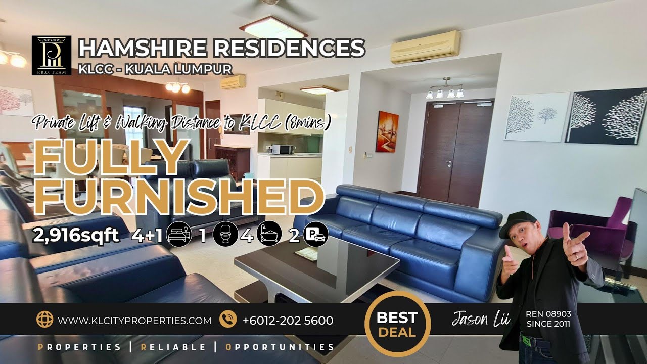 Luxury 4+1 Bedrooms Fully Furnished Unit for Sale or Rent at Hampshire ...