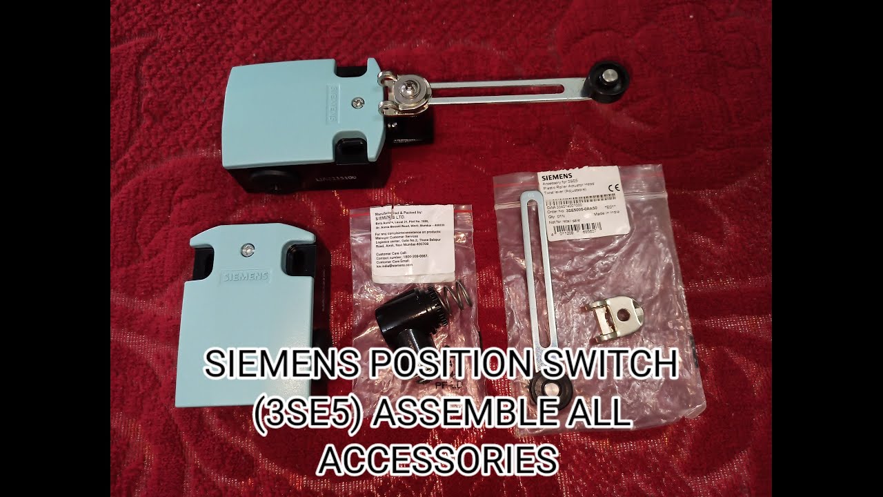 SIEMENS POSITION SWITCH(3SE5) ASSEMBLE ALL ACCESSORIES | limit switch ...