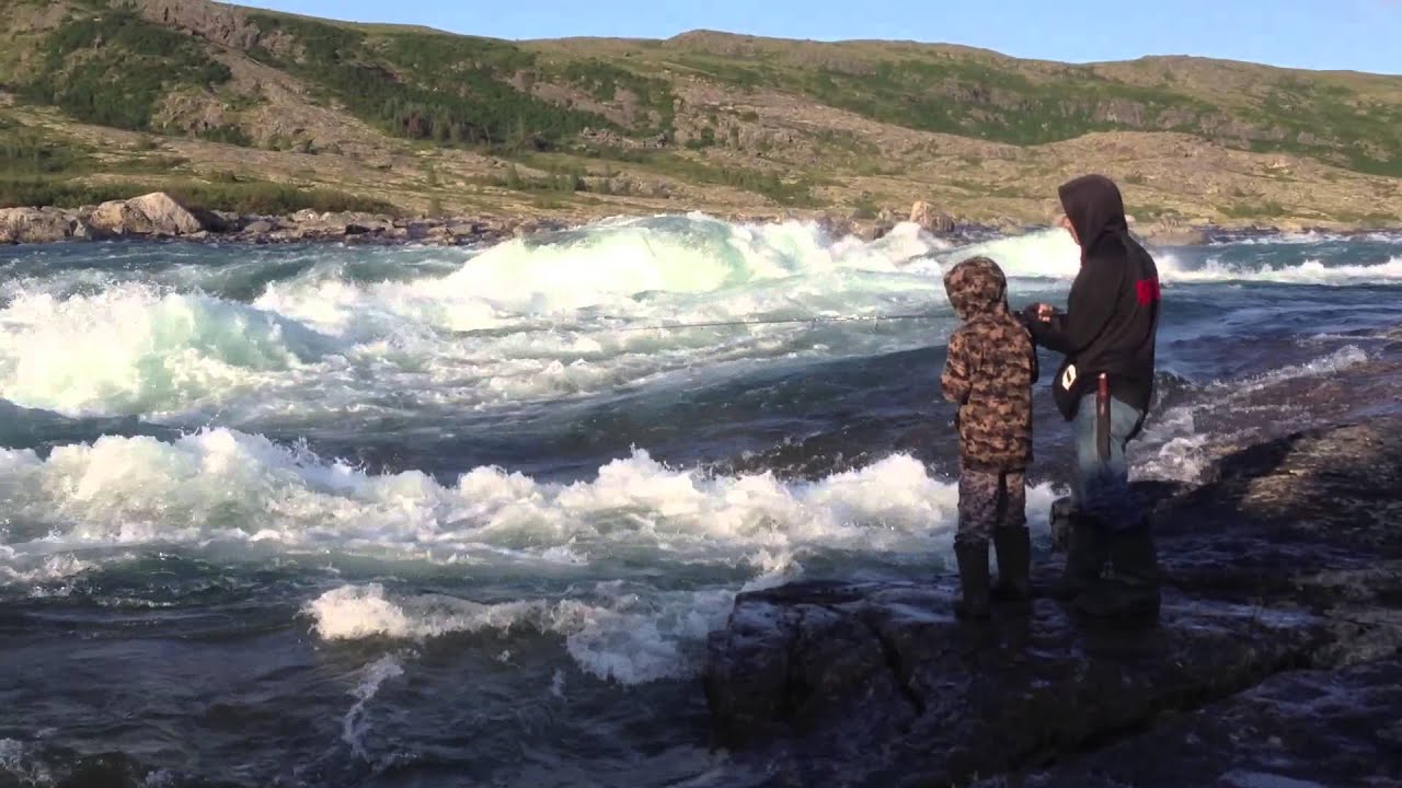 Nunavik, Koroc River, Char Fishing - YouTube