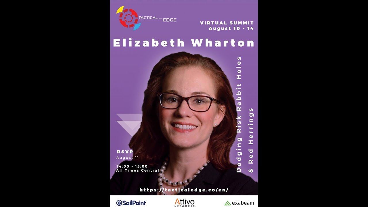 Elizabeth Wharton: Dodging Risk Rabbit Holes & Red Herrings - YouTube