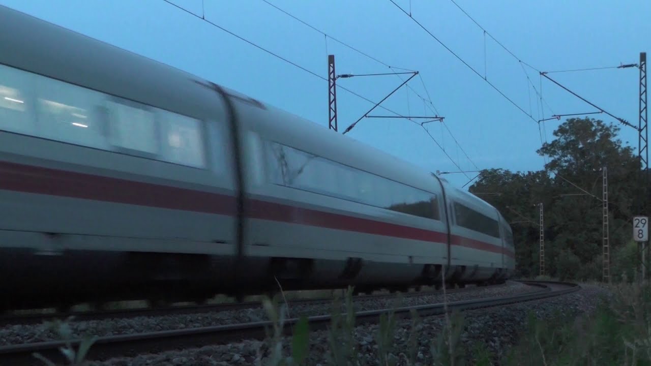 ICE 1- ICE 3 und ICE 4 im Landkreis Augsburg. - YouTube