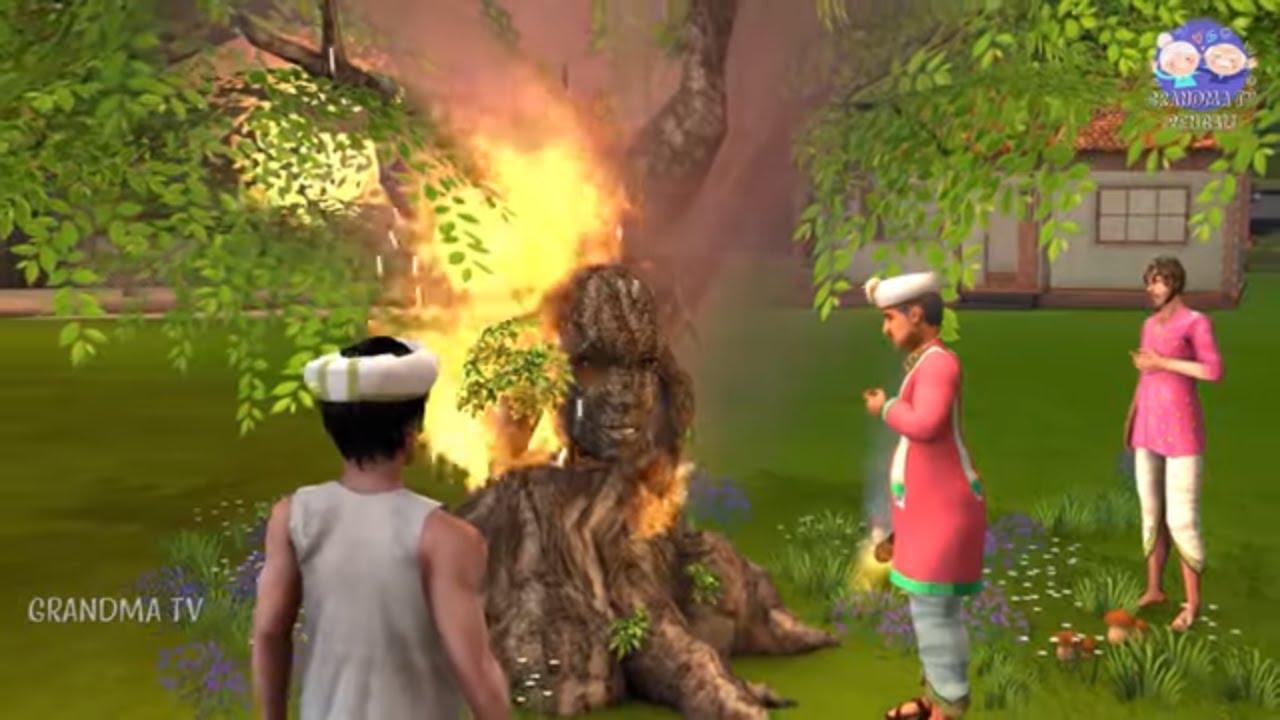গাছ বলি - Tree Sacrifice - | Bangla Cartoon | Bengali Morel Bedtime ...