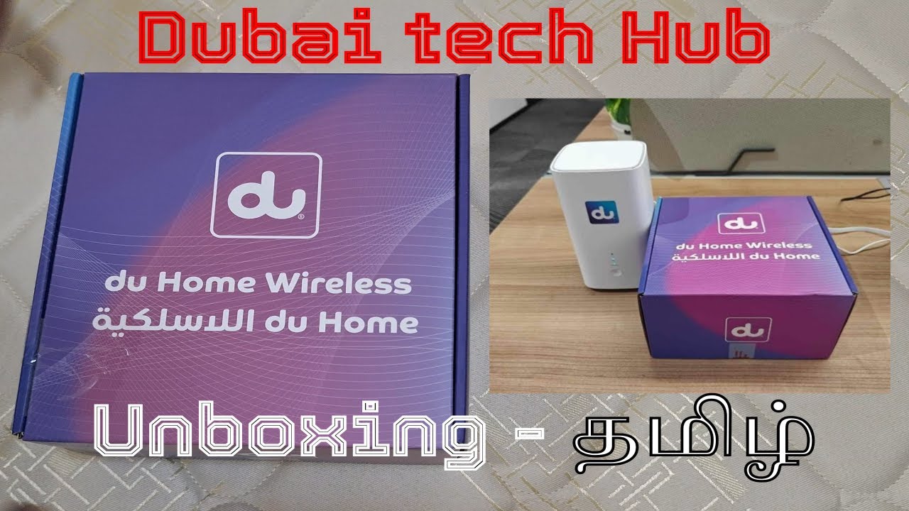 Du Home Wireless WiFi 5G SIM Router/Modem Unboxing | Dubai Tech Hub ...