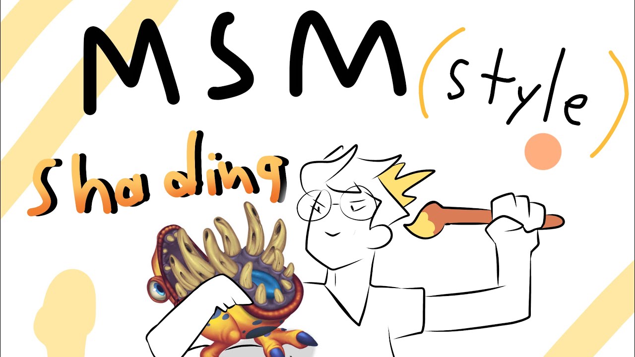 How I shading in my singing monsters style by using ibis paint app ...