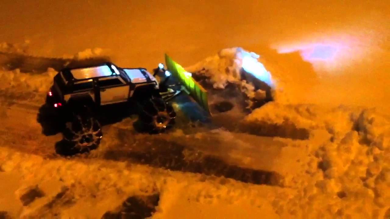 Summit snow plow first snow run - YouTube