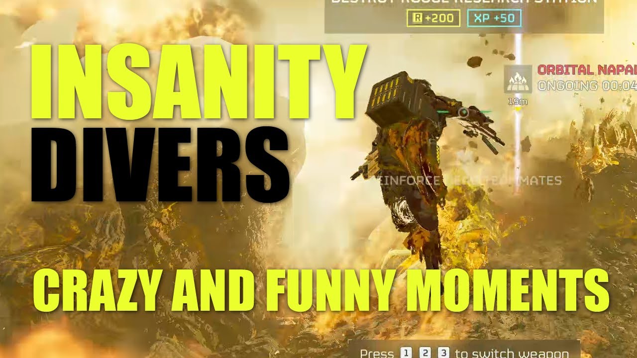 Insanity Divers | Crazy and Funny Helldivers 2 moments | Super Helldive - YouTube