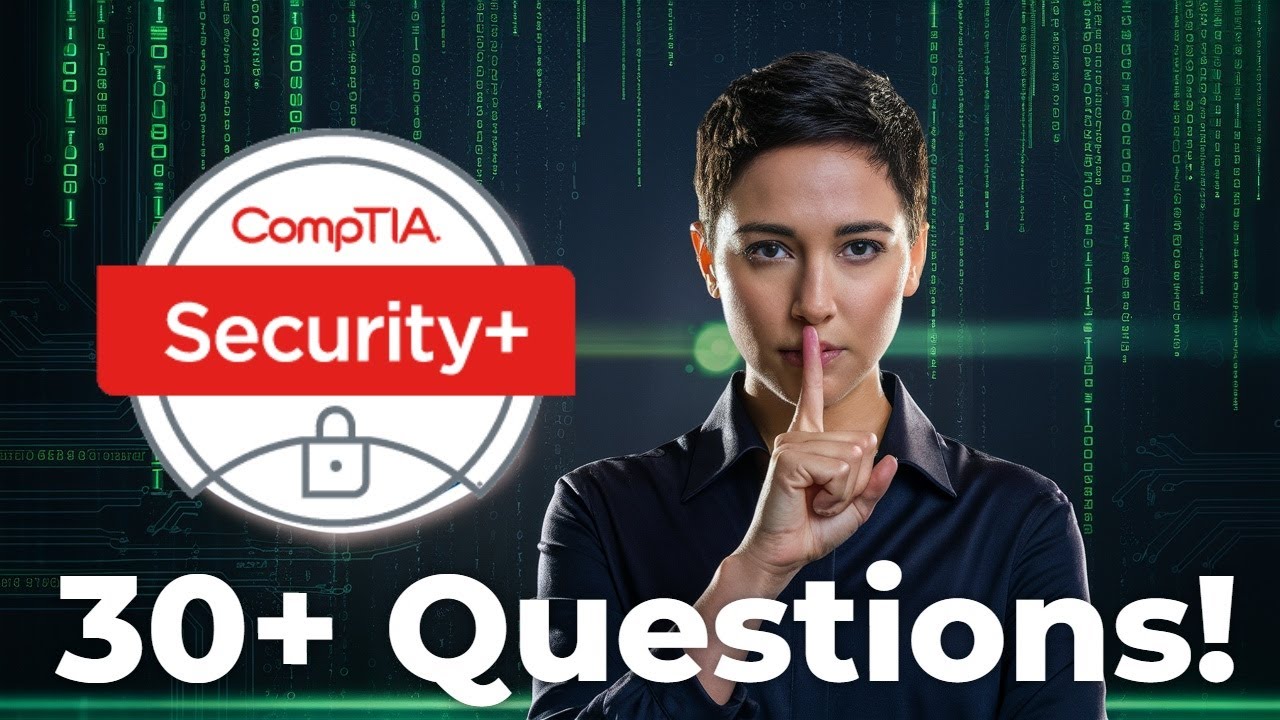 30+ Security+ Practice Questions (PASS on your first try!) - YouTube