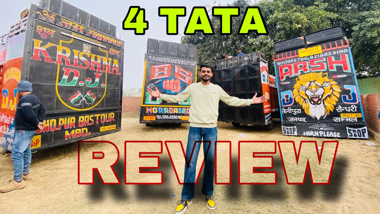 4 DJ TaTa Review Farman Production | DJ Krishan : DJ Arsh : DJ BS : DJ Deepak - Review Vlog 2024 ...