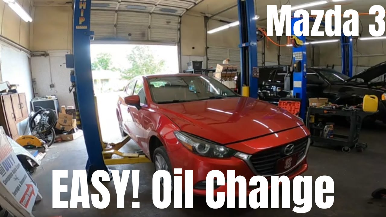Mazda 3 Oil Change for Dummies - YouTube