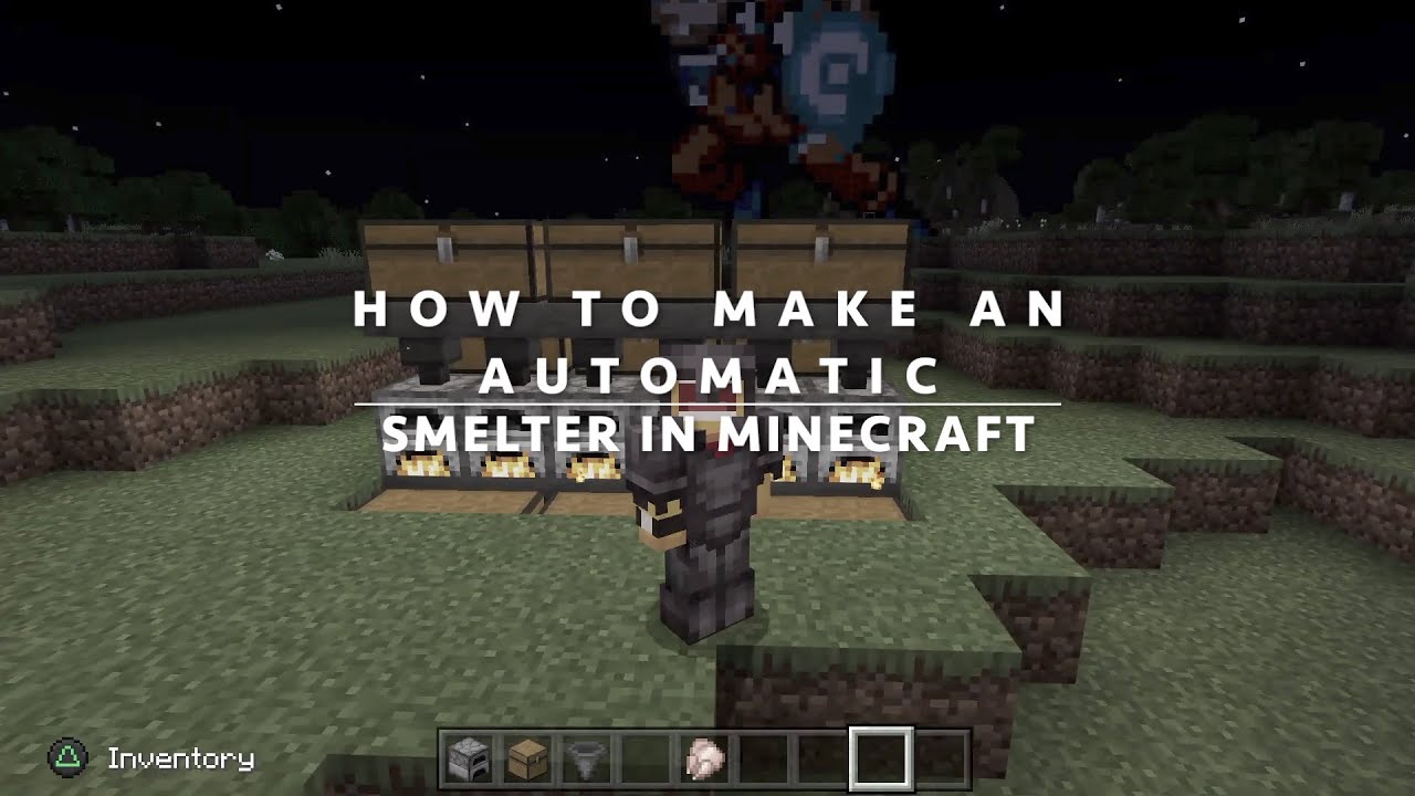 How to Make an Automatic Smelter in Minecraft! *EASY WAY* - YouTube