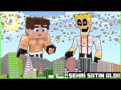 CANAVAR EFEKAN VE KASLI ALPEREN ŞEHRİ SATIN ALDI! 😱 - Minecraft ZENGİN FAKİR HAYATI
