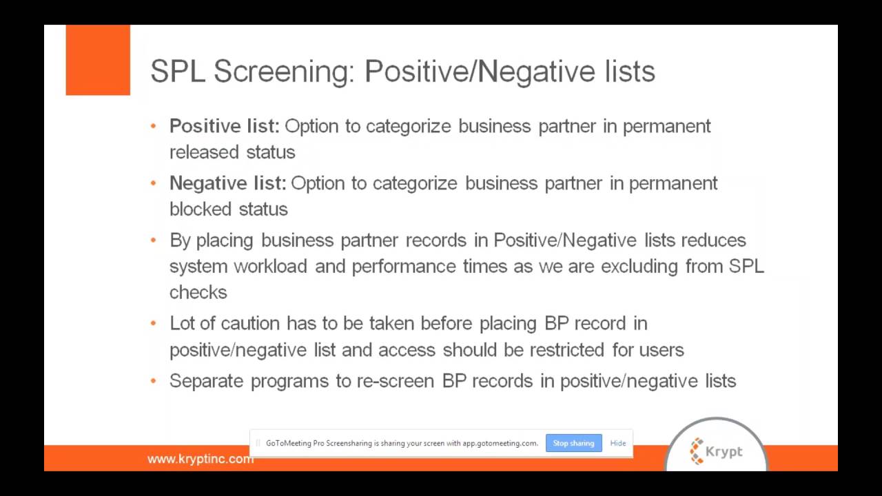 SAP GTS SPL Screening, How To Series Part 2 - YouTube
