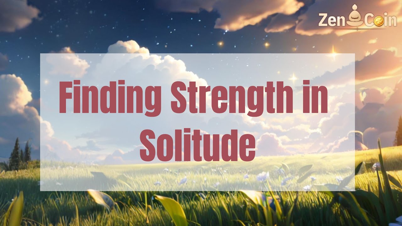Finding Strength in Solitude: The Art of Embracing Loneliness |𝐙𝐞𝐧 𝐂𝐨𝐢𝐧 ...