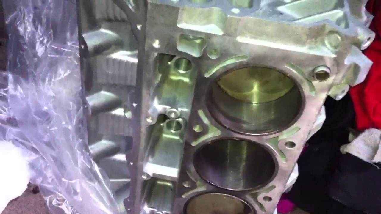 Ls6 block back from engine shop - YouTube