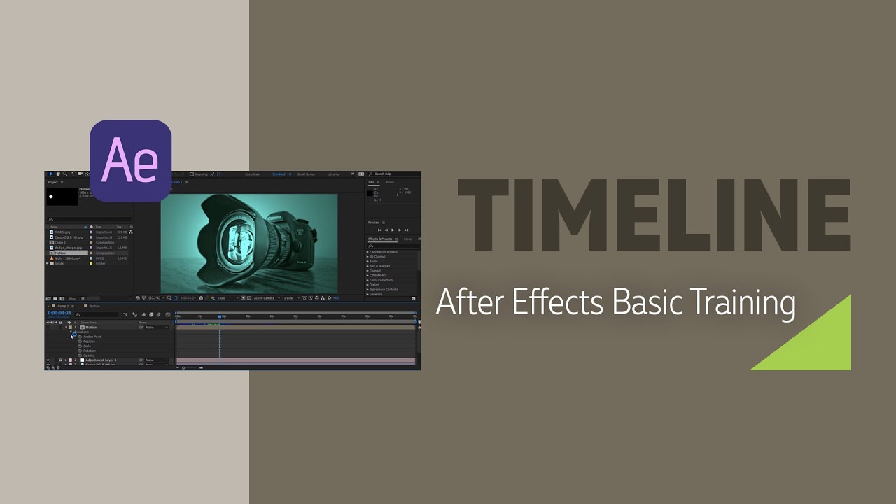 After Effects: Timeline - YouTube