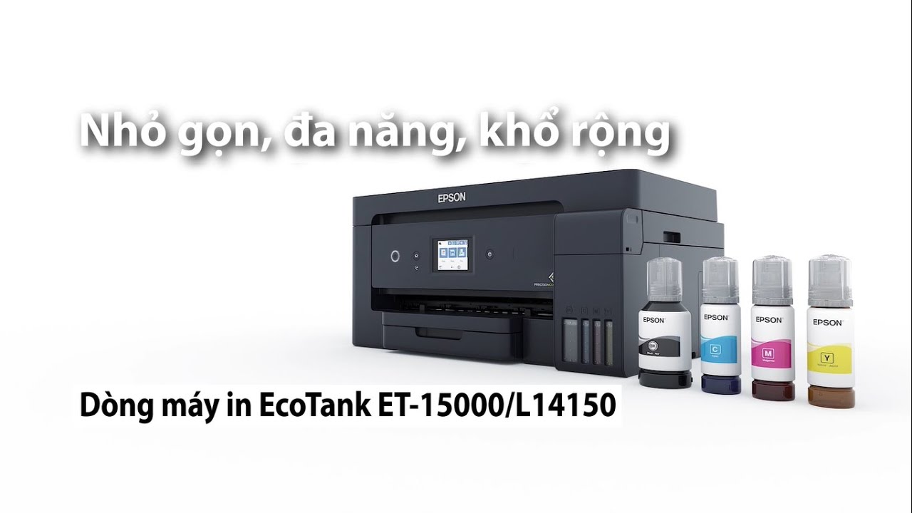 Giới thiệu Máy in Epson EcoTank L14150 - YouTube