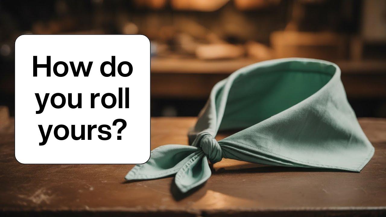 How to Roll a Scout Necker: A Quick and Easy Guide - YouTube