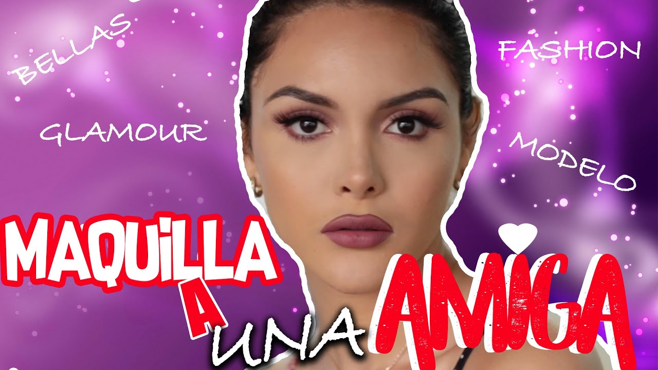 MAQUILLANDO A UNA MODELO - LA MUSU - YouTube
