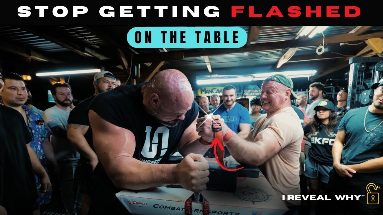 Why You Keep Getting Flashed in Armwrestling (You're Making This Mistake) - YouTube