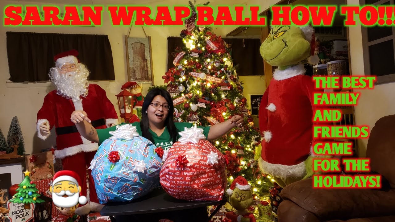 Saran Wrap Christmas Ball How To!!! See how I make the best family ...