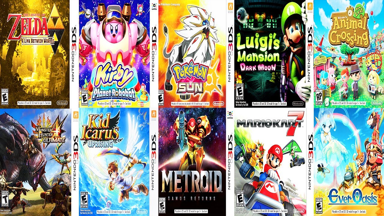 Top 10 Best 3DS Games Of All Time | Best Super Nintendo 3DS Games - YouTube