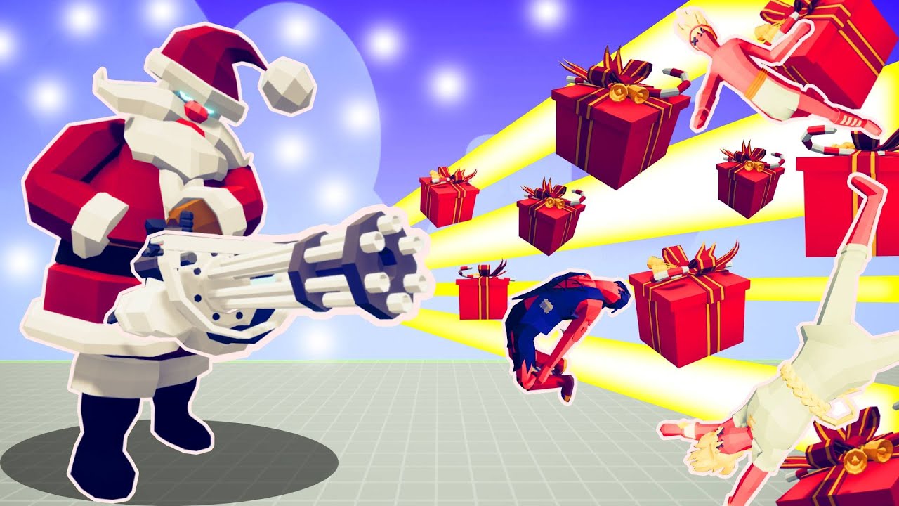 SANTA CLAUS GIVE RANDOM GIFTS to EVERY BOSS | TABS - Totally Accurate ...