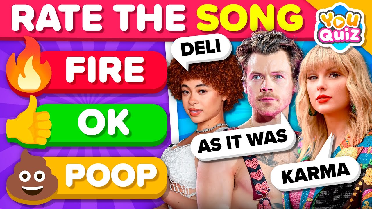Rate the SONG 🎵 2024 Popular Songs Tier List 🤩 - YouTube