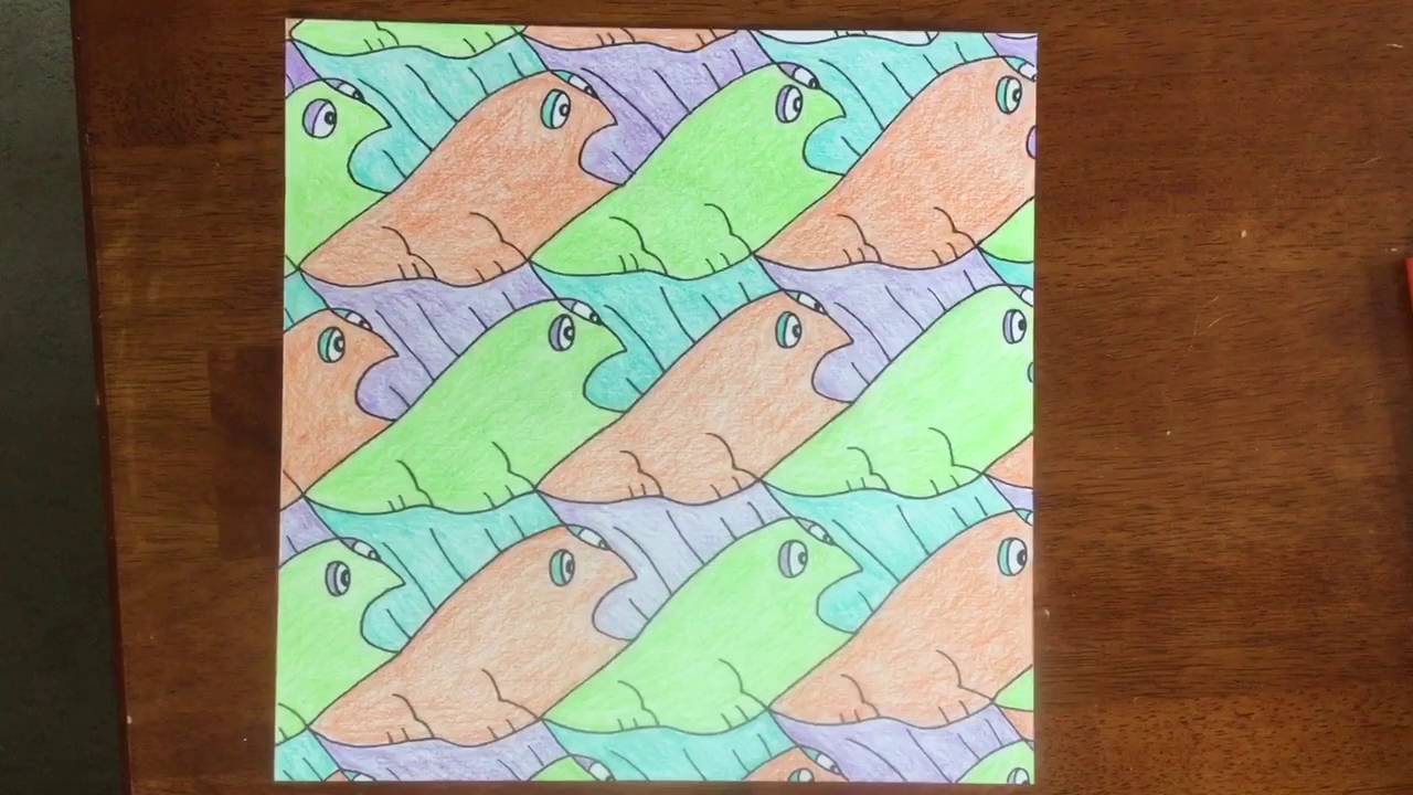 How to color tessellations - YouTube