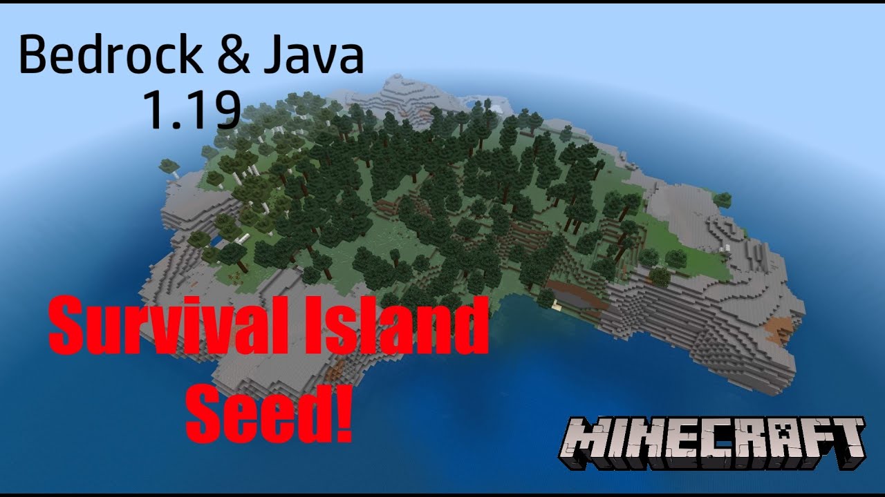 Survival Island Spawn Seed! - Minecraft 1.19 Bedrock & Java - Seed ...