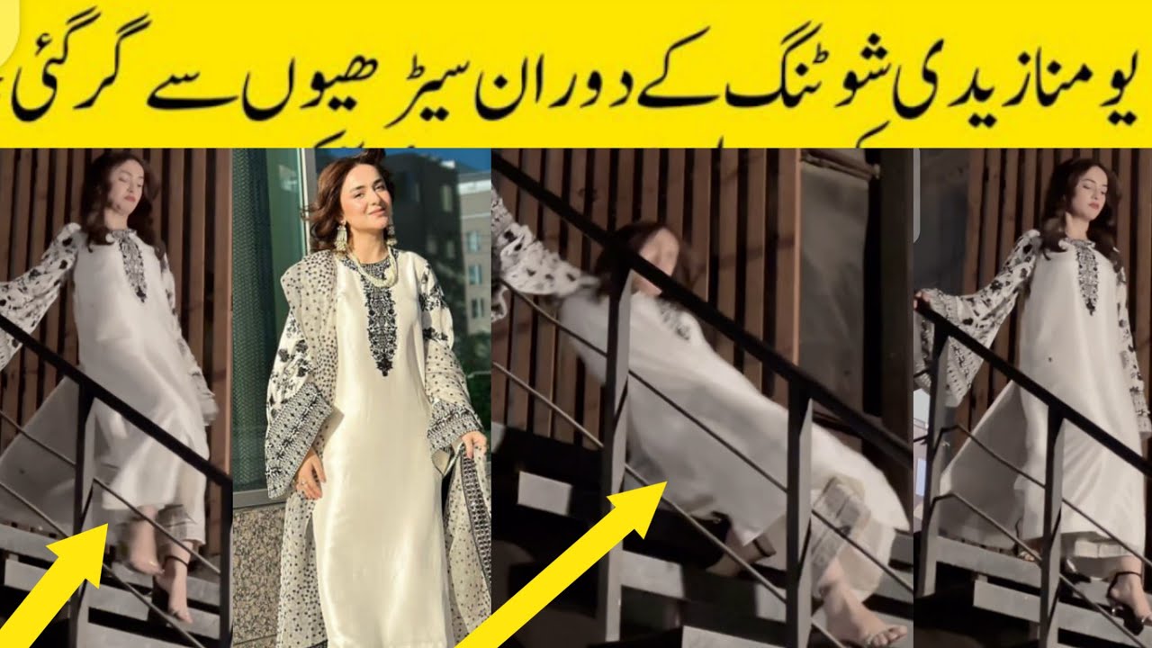 Gentleman Shooting Behind the Scenes | Yumna Zaidi Slipped From Stairs | Gentleman Episode 1 ...