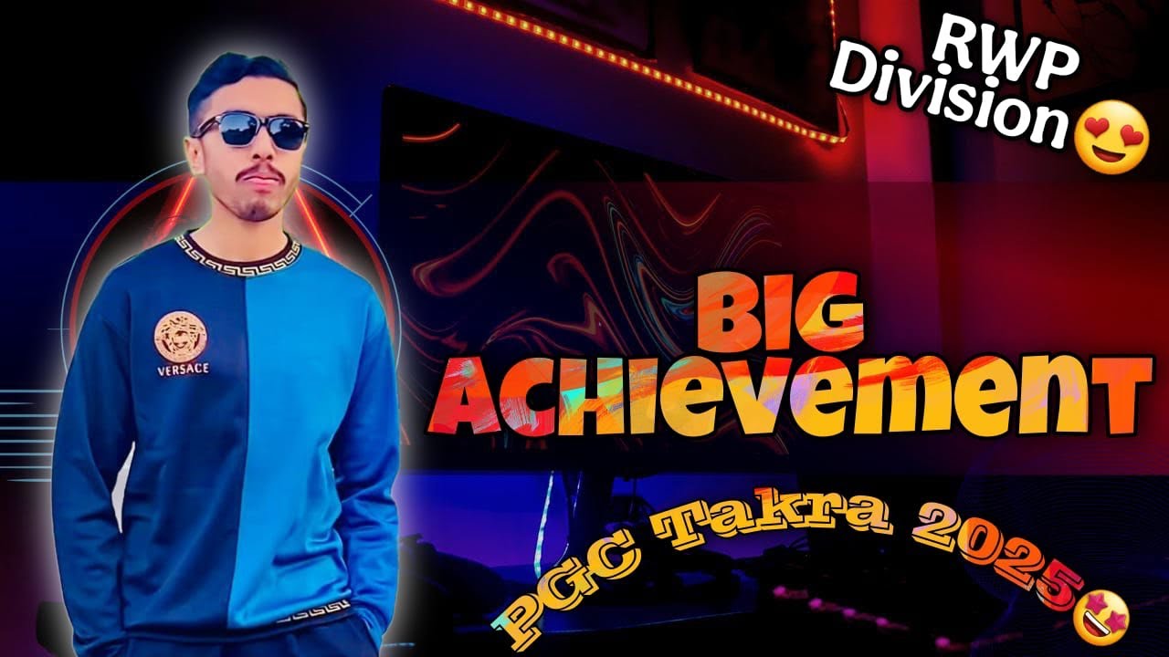 Big Achievement for me😍|| RWP Division??|| PGC Takra 2025 - YouTube