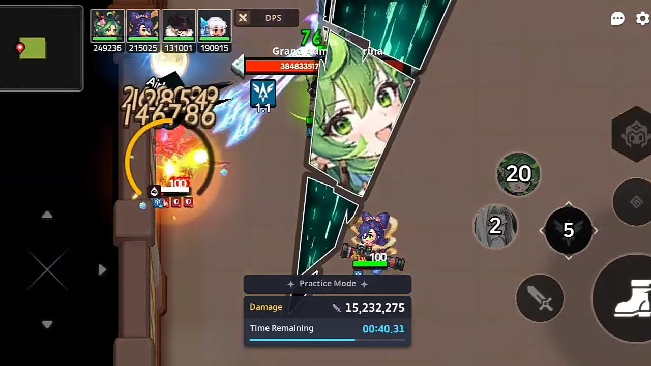 Guardian Tales - Earth Ranged vs Marina Lv105 (Guild Raid) - YouTube