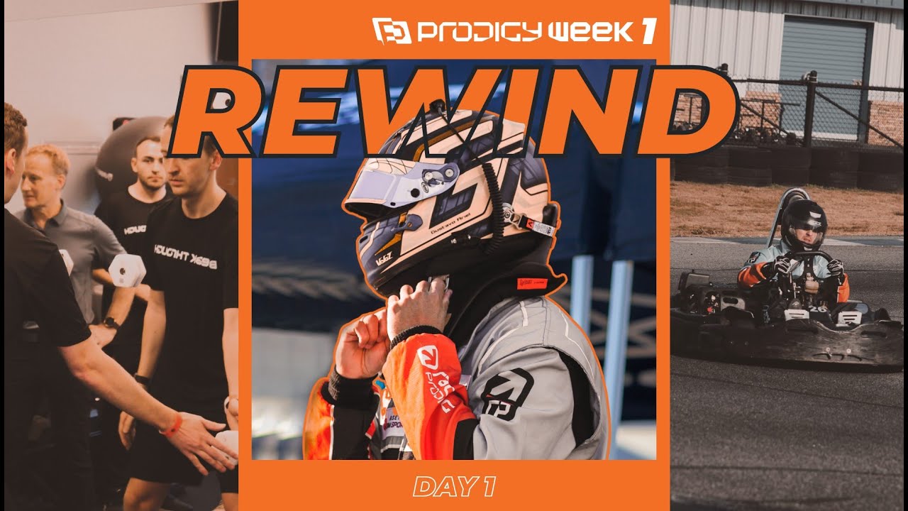 Prodigy Week 1 Day 1 Rewind 🏁 The World's Best Sim Racers Flew to ...
